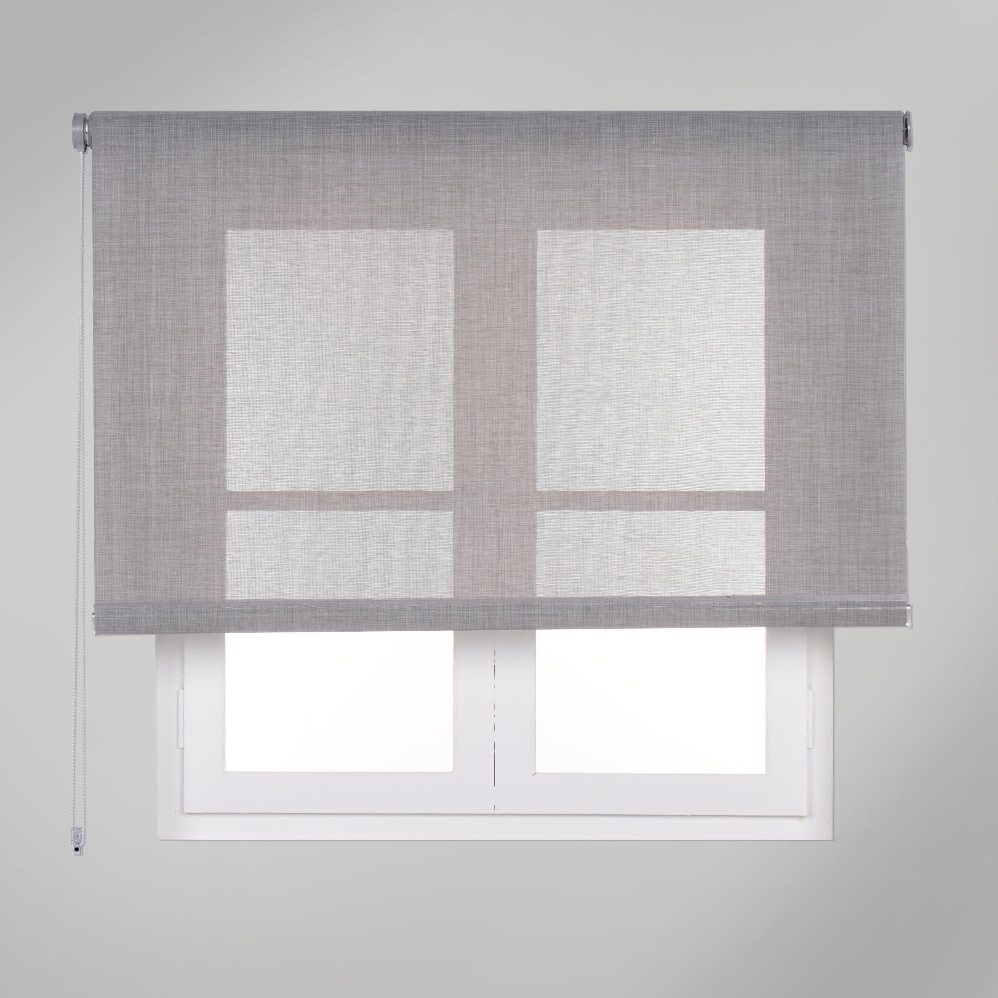 Estore de rolo screen TEXTURE 90 x 250 cm pratedo | Leroy Merlin