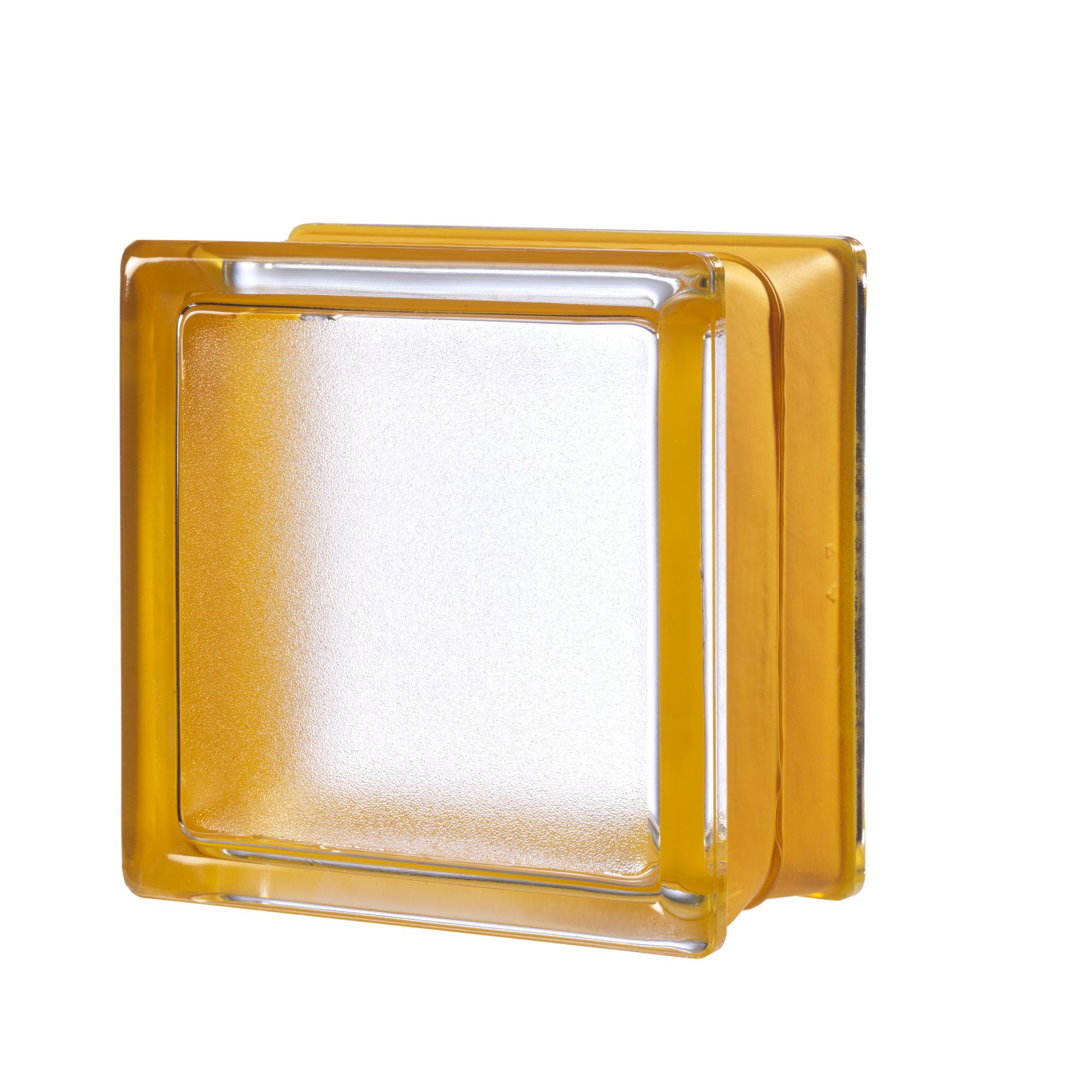 Bloco De Vidro Mini Artic Apricot Leroy Merlin