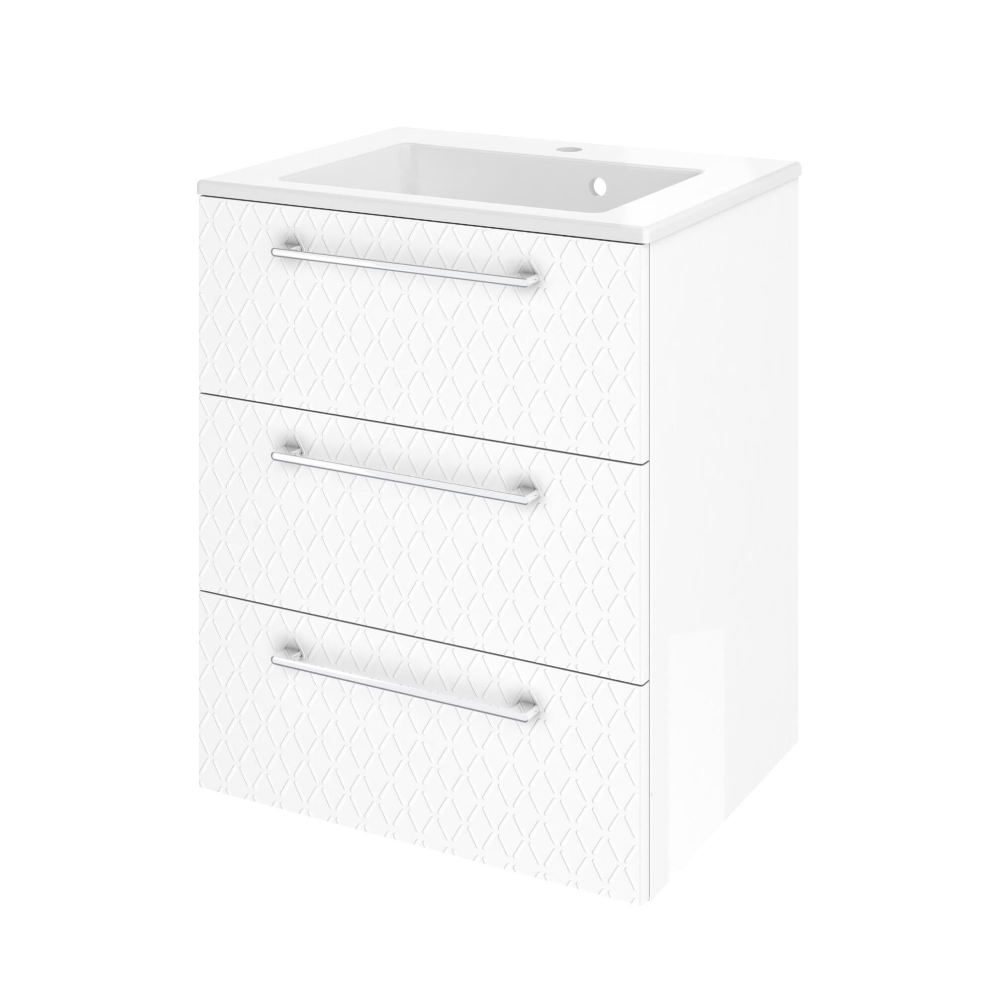 Lavatório SENSEA NEO MOON 61X49 CENTRADO | Leroy Merlin