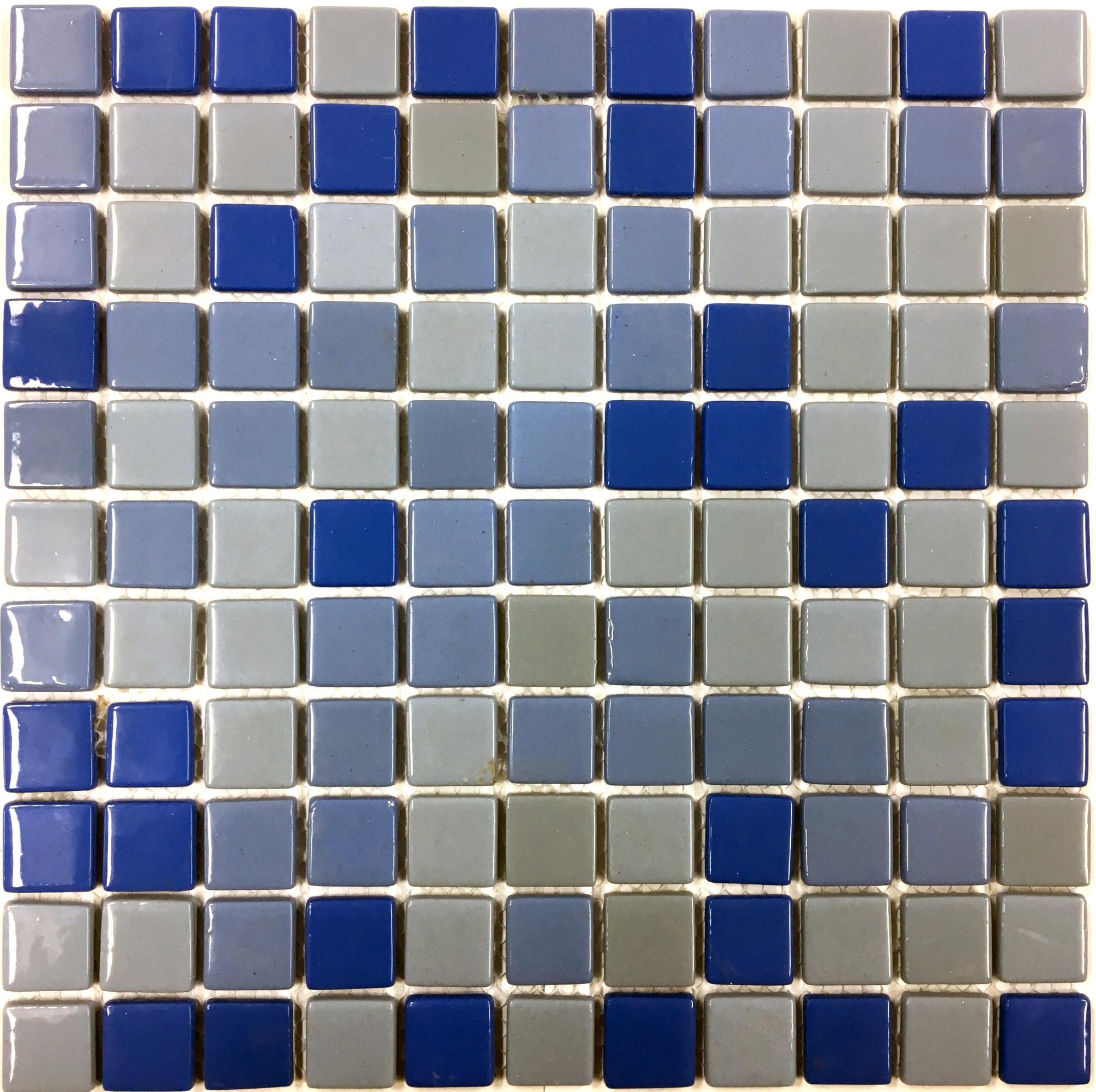 Pastilha 25X25CM LOGIC MIX AZUL MIX LAGUNA | Leroy Merlin