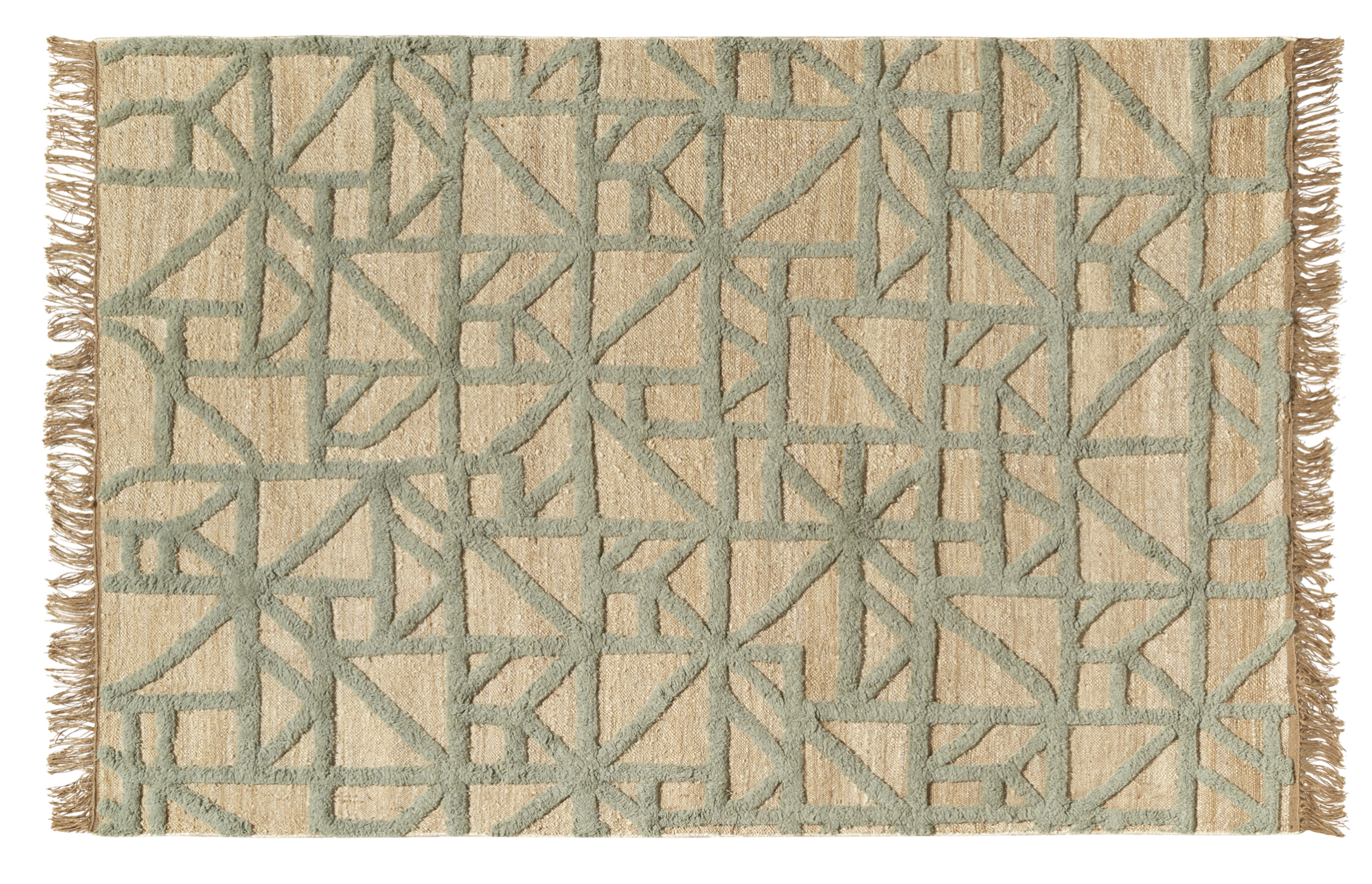 Tapete Interior Juta PARENTESI QUADRA Cinza / prateado 80x120cm | Leroy ...