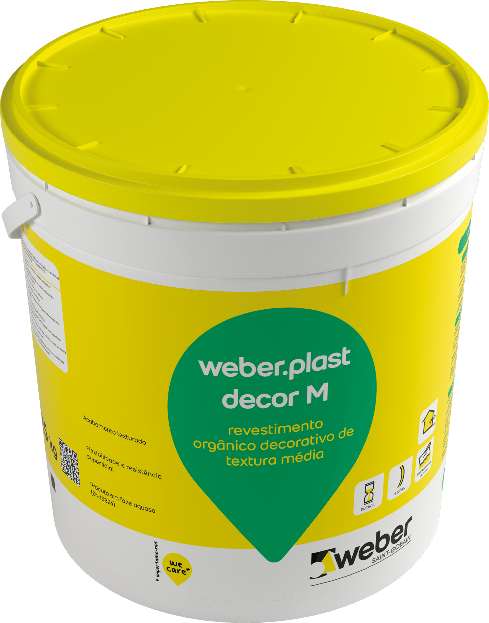 Revestimento colorido para ETICS WEBERPLAST DECOR MÉDIO 0767 | Leroy Merlin