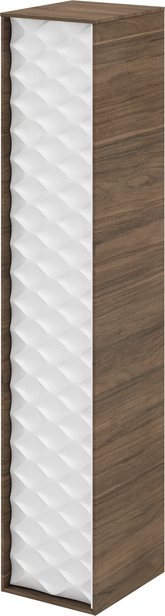 Móvel Alto NEO FRAME 30X35X154CM NOGUEIRA/BRANCO | Leroy Merlin