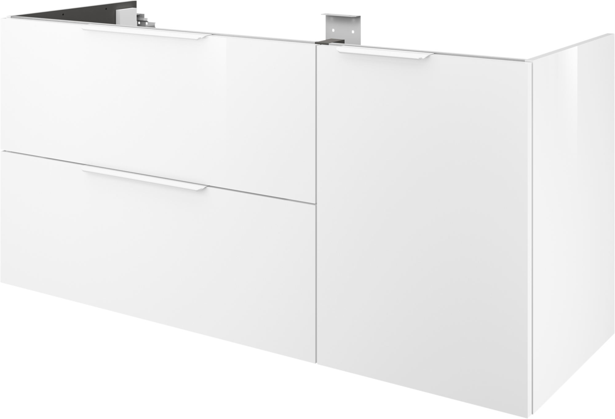 Móvel de casa de banho SENSEA NEO LINE 135CM BRANCO | Leroy Merlin