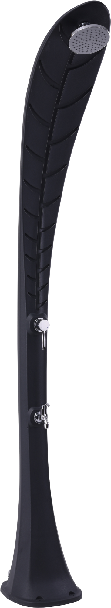 Duche solar QP CURVA PRETO 35L | Leroy Merlin