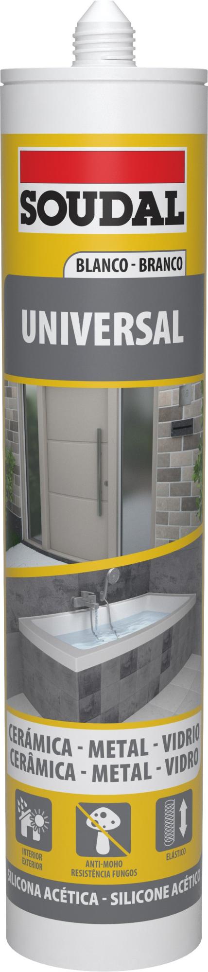Silicone universal ACÉTICO 280ML BRANCO | Leroy Merlin