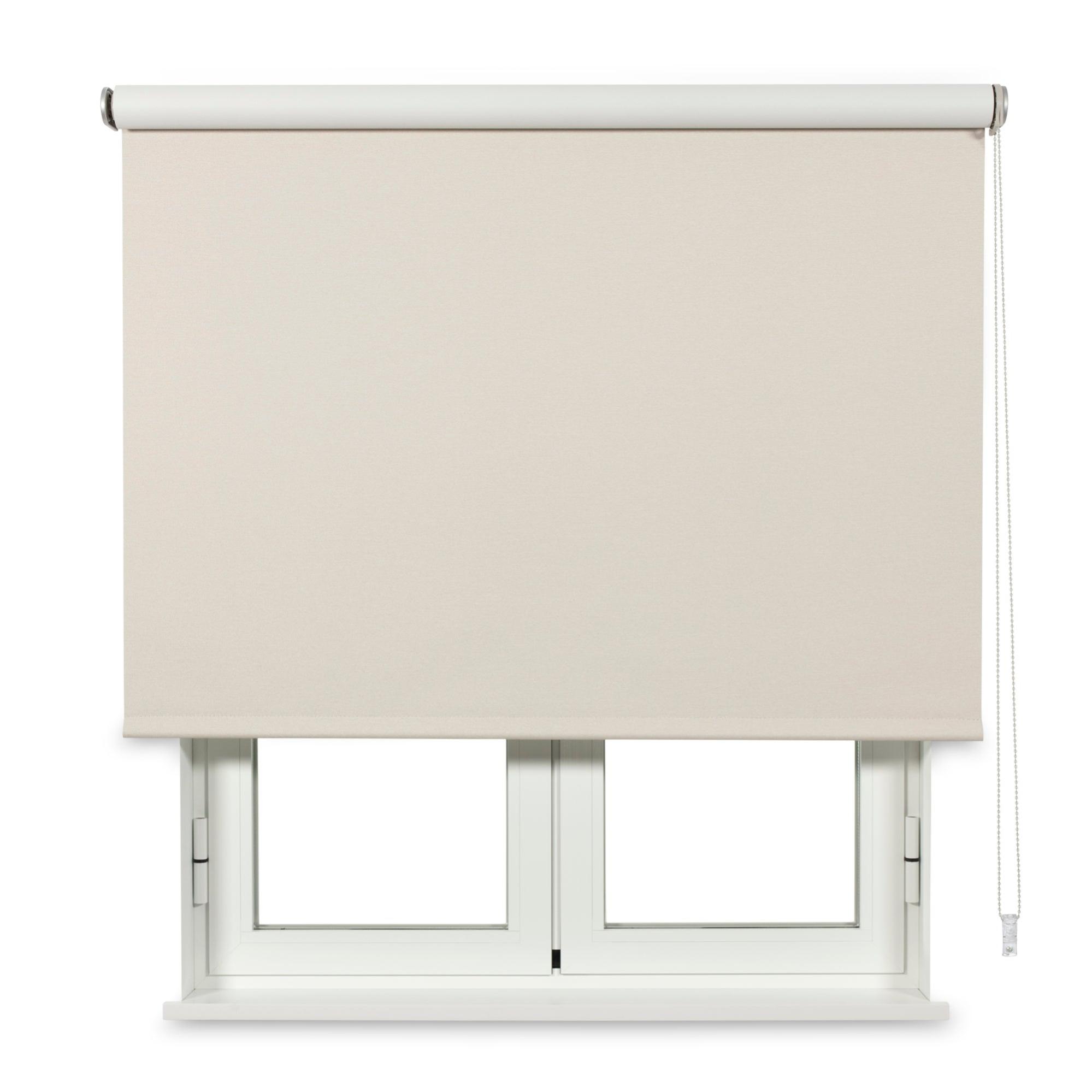 Estore de rolo blackout 165 x 250 cm solpor marfim Inspire | Leroy Merlin