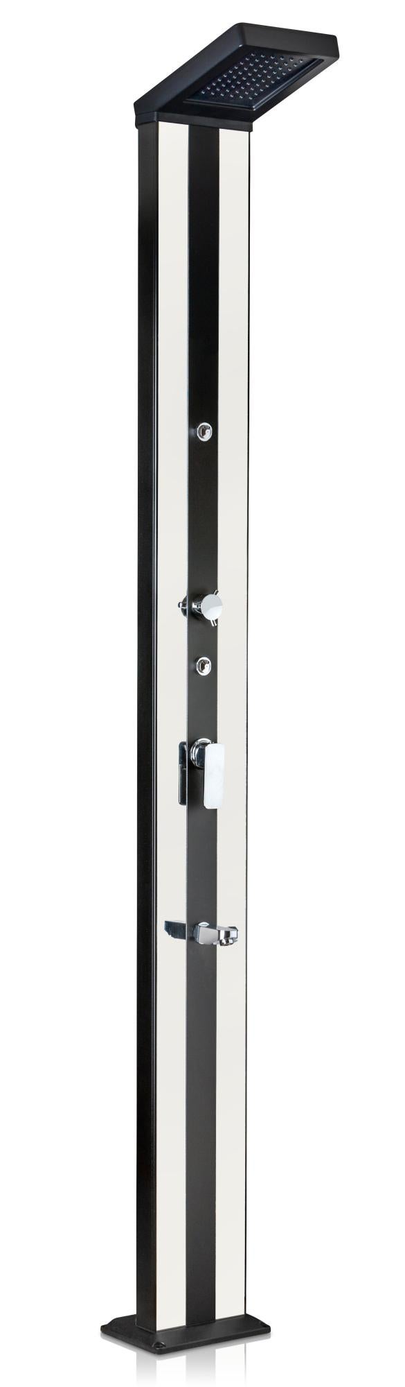 Duche solar GRÉ ALUMINO 38L PRETO | Leroy Merlin