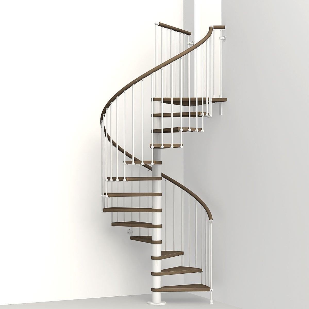 Kit Escada RING D158 Corrimão Madeira BRANCO/HAB ESCURO | Leroy Merlin