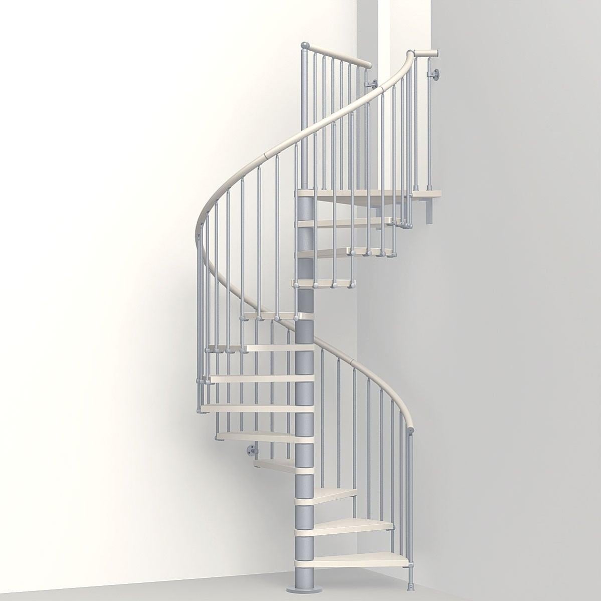 Kit Escada RING D158 Corrimão Madeira CINZA/BEGE | Leroy Merlin