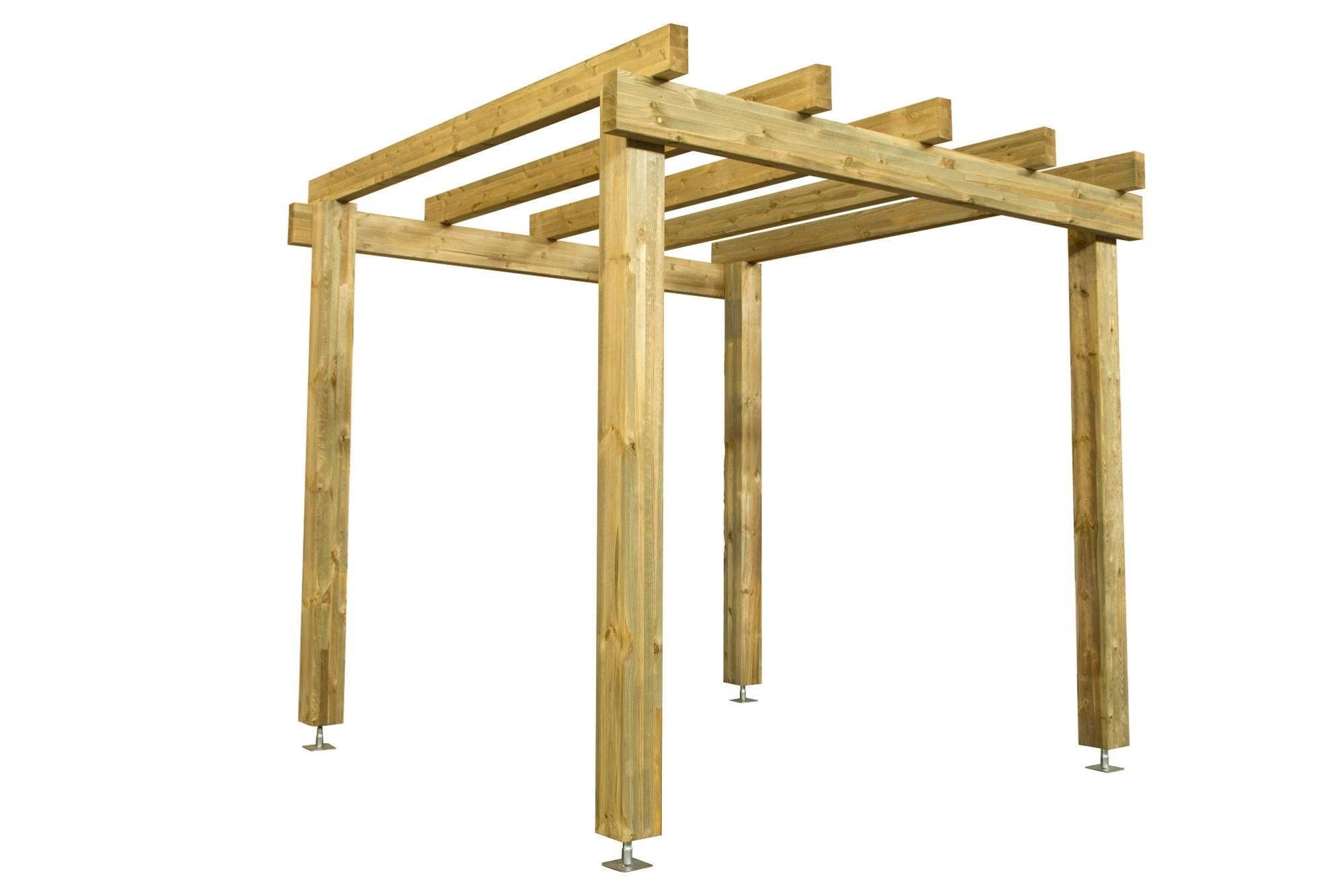 Pérgola de madeira KIT 3X4M INDEPENDENTE A2 | Leroy Merlin
