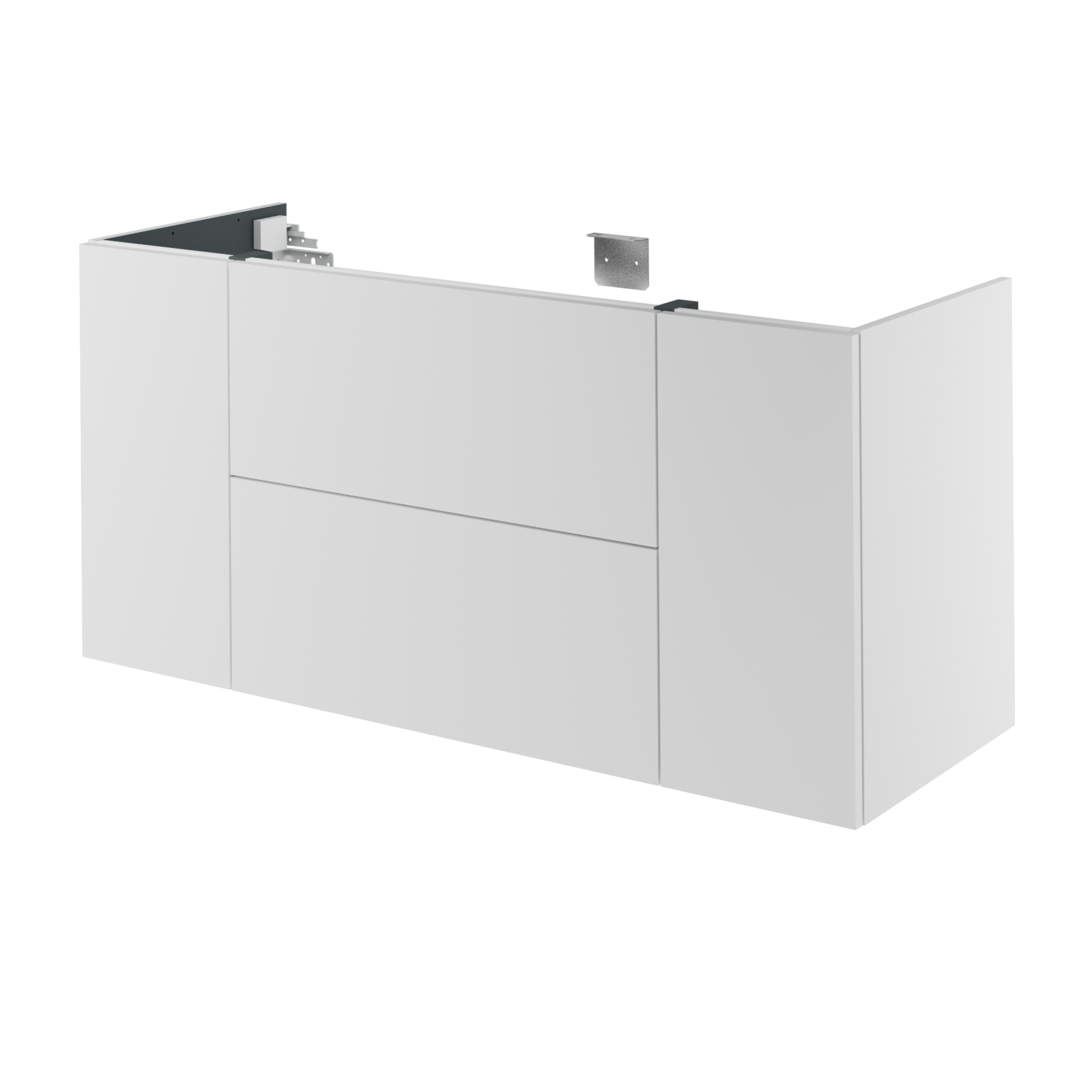Móvel de casa de banho 135x48x64 cm branco mate Sensea Neo | Leroy Merlin