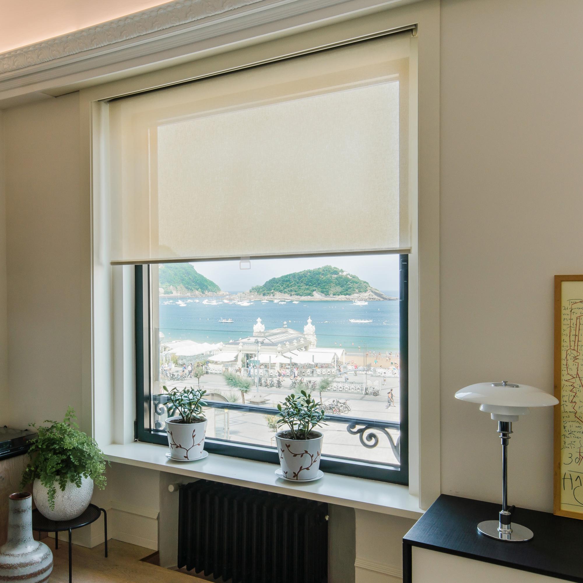 Estore de rolo liso 200x195cm bege | Leroy Merlin