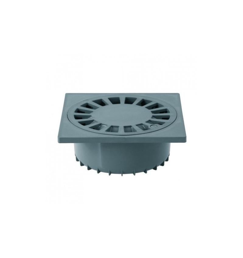 Siphon vertical S246, diamètre 50, grille en PVC - JIMTEN | Leroy Merlin