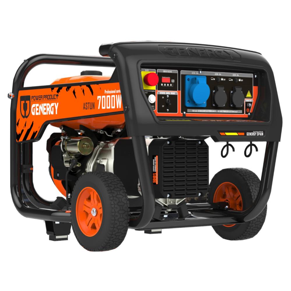 Generatore professionale benzina GENERGY ASTUN , 7000W - Avviamento ...