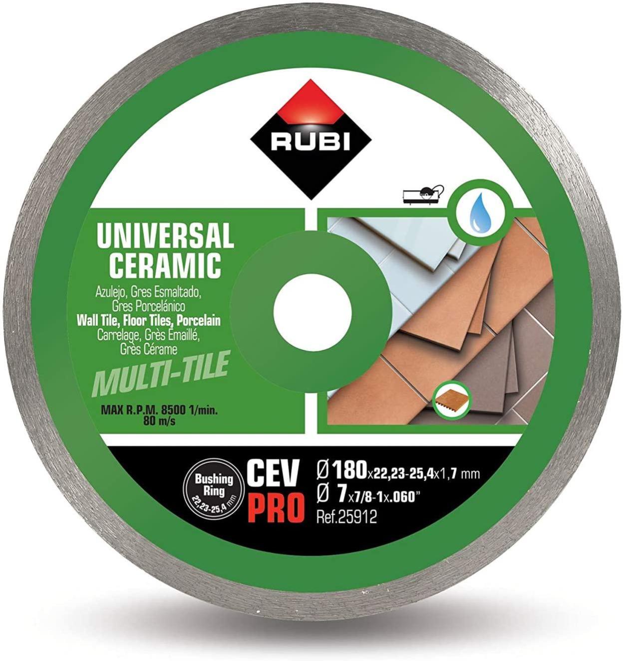 Rubi Disco Diamantato 250mm C250/25,4mm Mod. 25934 Ean 8413797259346 ...
