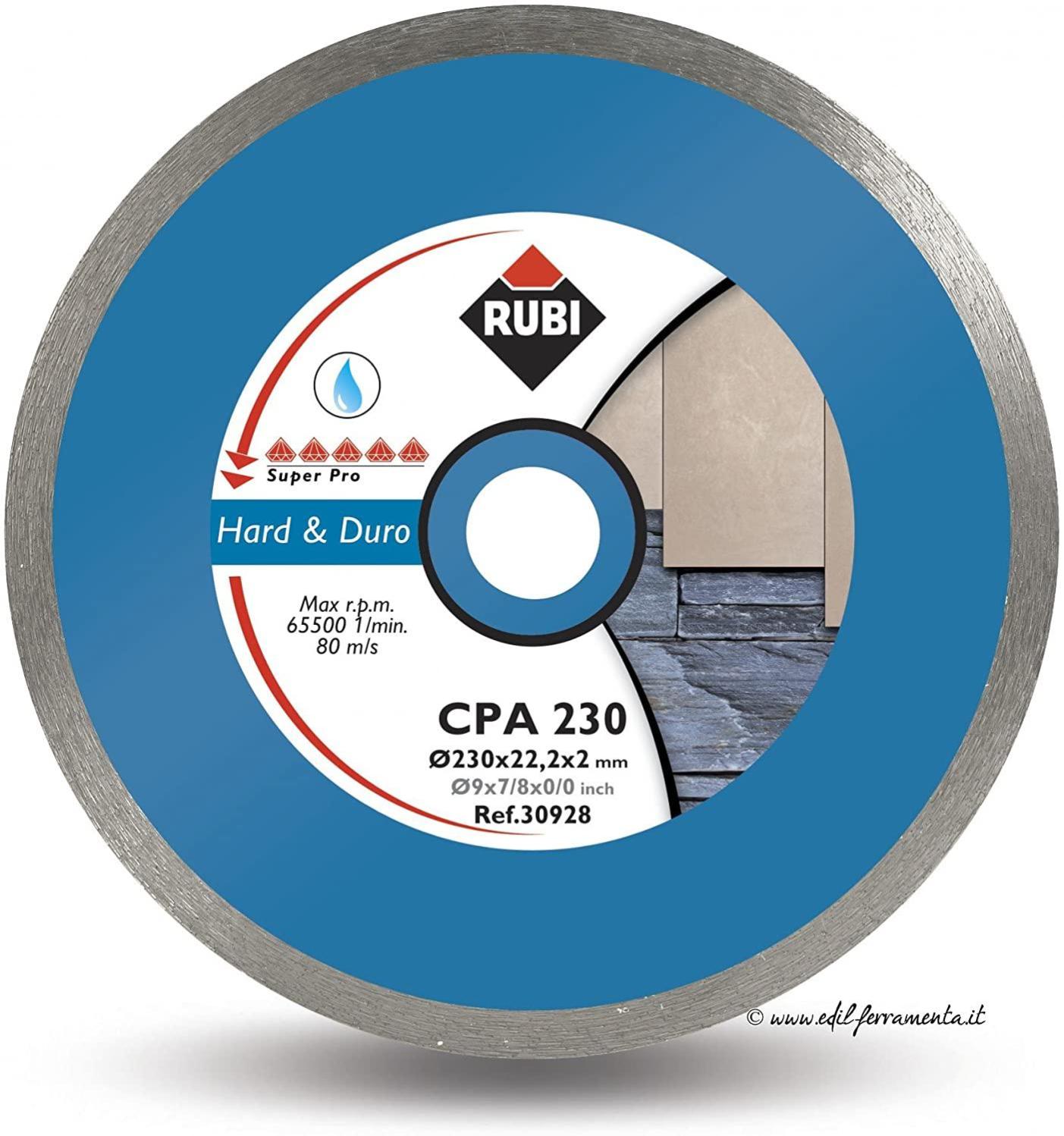 Rubi Disco 200mm CPA SUPERPRO 200 mod. 30926 EAN 8413797309263 | Leroy ...