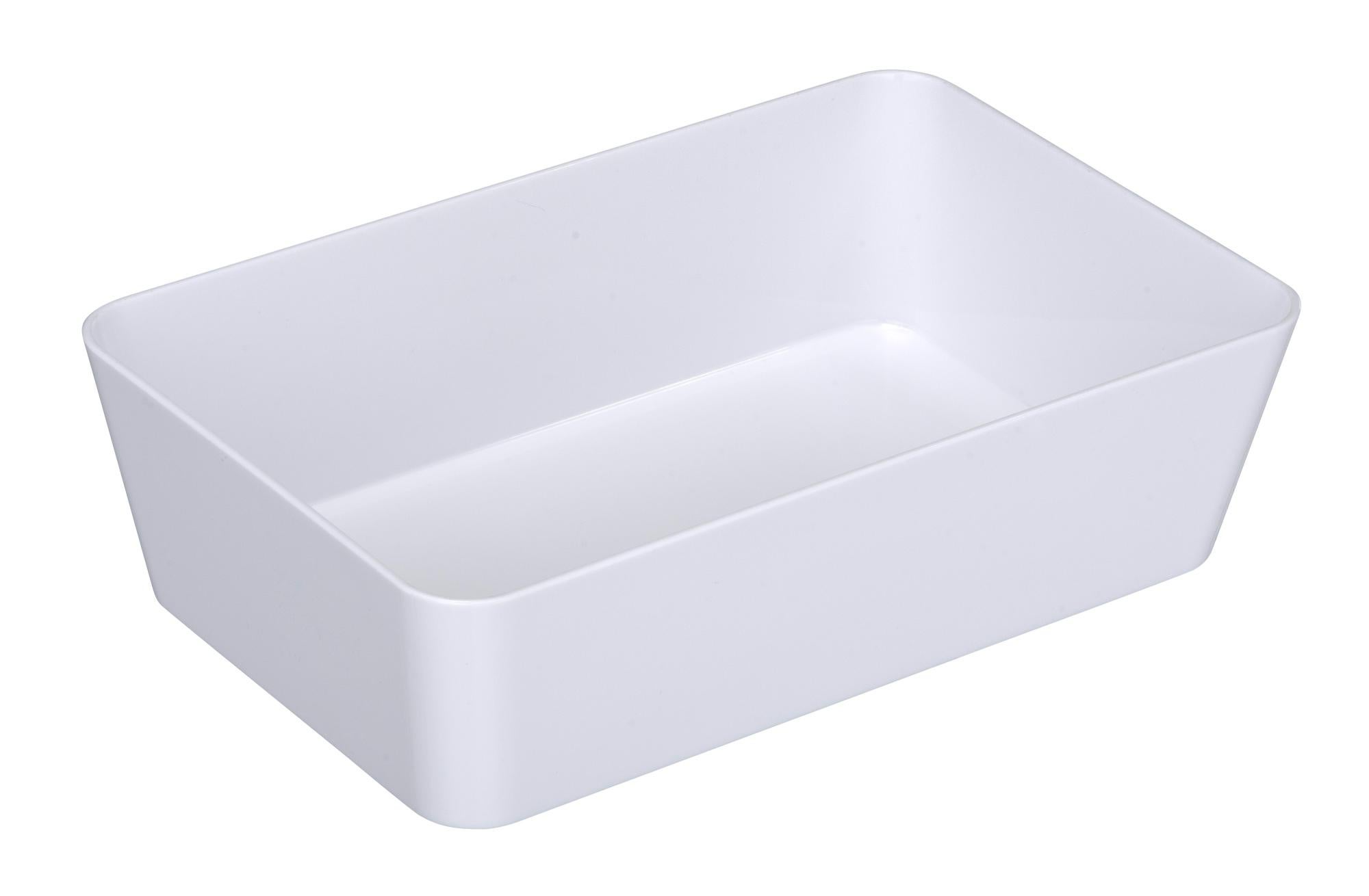 Bac De Rangement Large Candy Blanc | Leroy Merlin