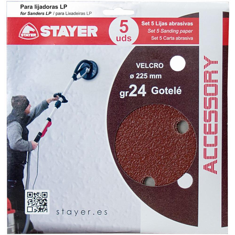 Stayer Set 5 Lijas Lp700E Gotele Gran 24 - STAYER | Leroy Merlin