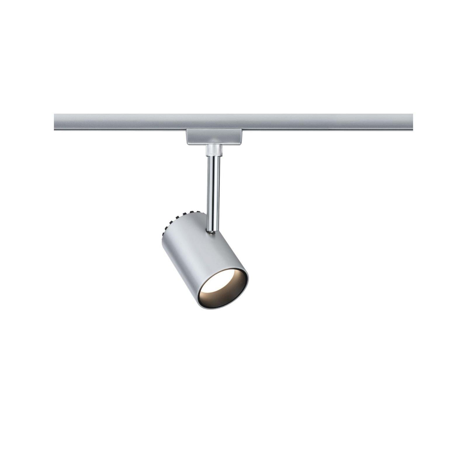 URail Spot sur rail Shine Spot individuel 225lm 4,9W 2700K 230V Chrome ...