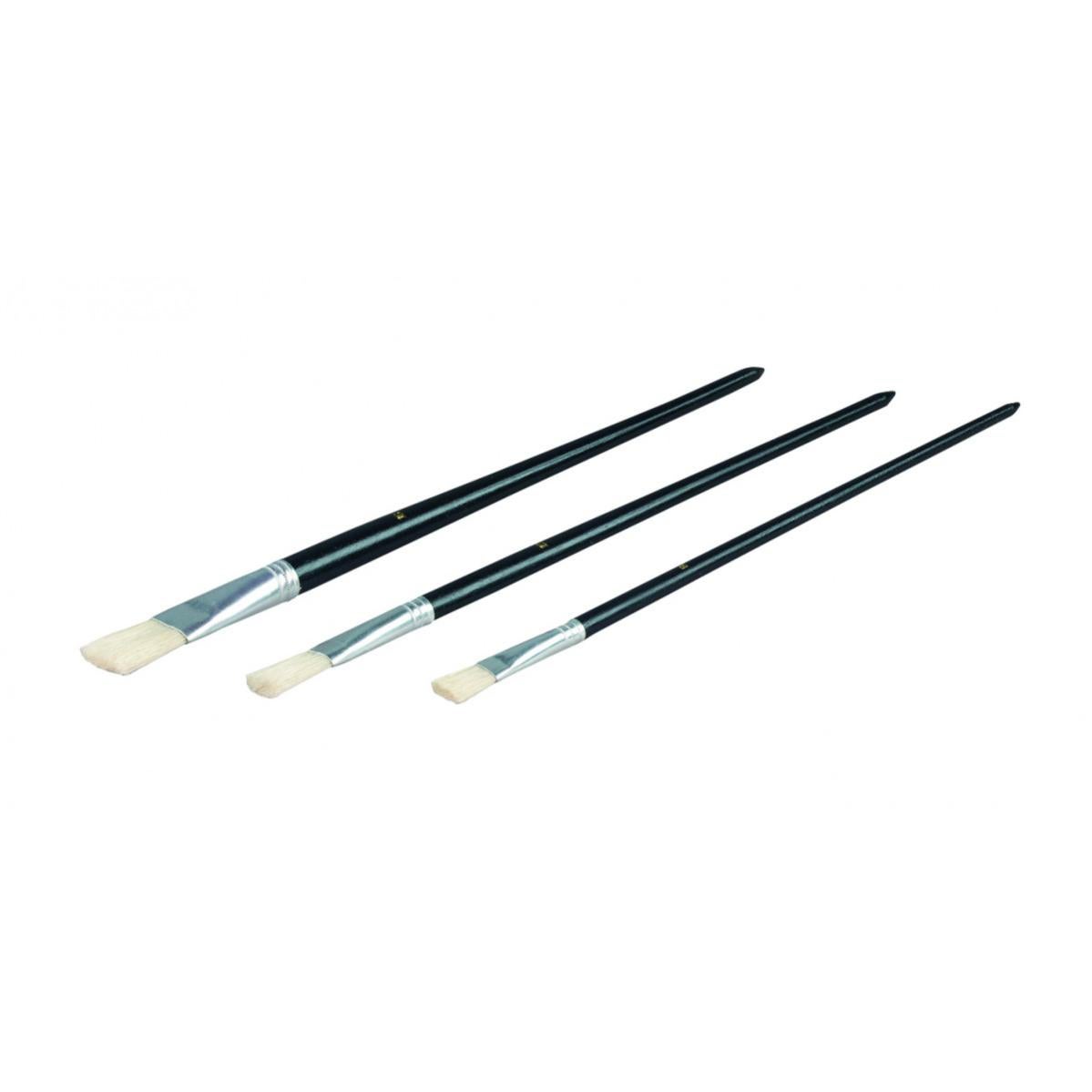 3 pinceaux à tableaux plats | Leroy Merlin