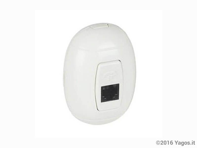 Prise téléphonique série Oval Rj11 | Leroy Merlin
