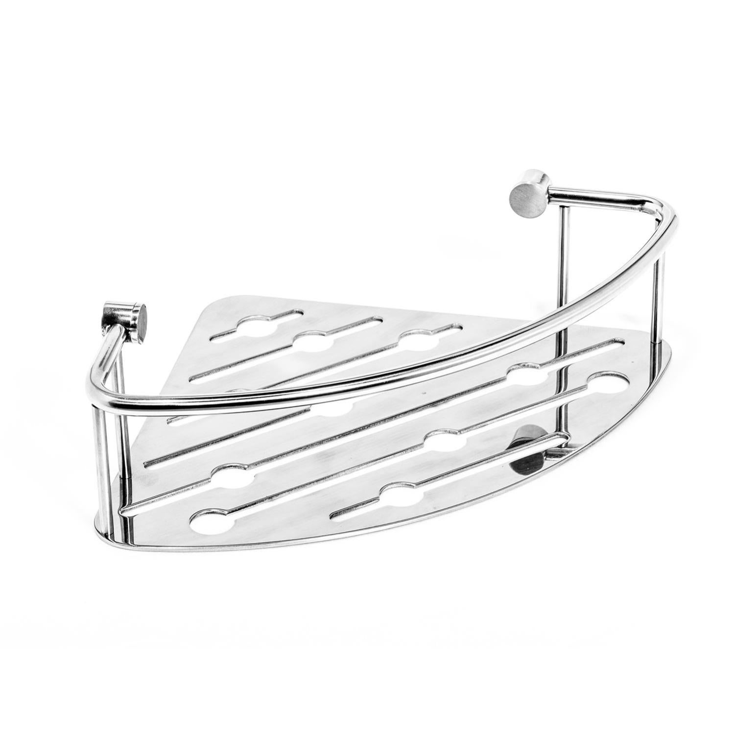 Esquinera de ducha acero inox cromado mod. Thin Line | Leroy Merlin