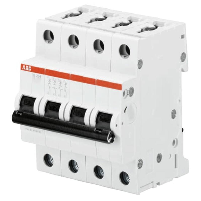 Interruttore magnetotermico ABB S204 4P 40A 6kA tipo C 4 moduli | Leroy Merlin