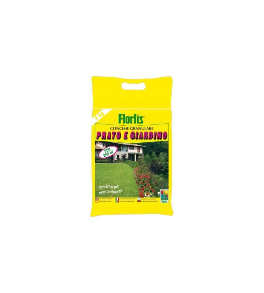 FLORTIS - 5kg - CONCIME GRANULARE PER PRATO E GIARDINO | Leroy Merlin
