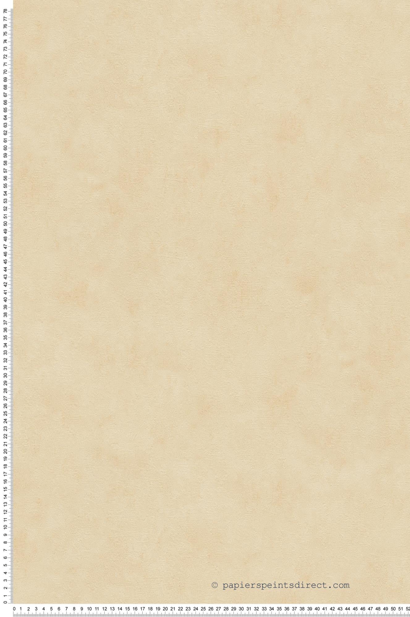 Carta da parati liscia con effetto pittorica beige - 53 cm x 10,05 m ...