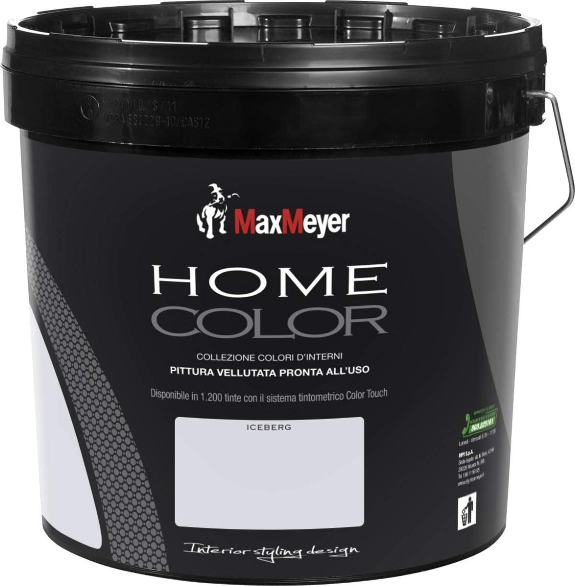 MAX MEYER- PITTURA LAVABILE COLORATA HOMECOLOR 10 Lt ICEBERG | Leroy Merlin