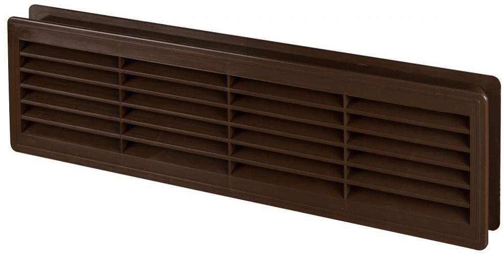 Grille De Ventilation De Porte Interne Plastique Couleur Brune 120x440 ...