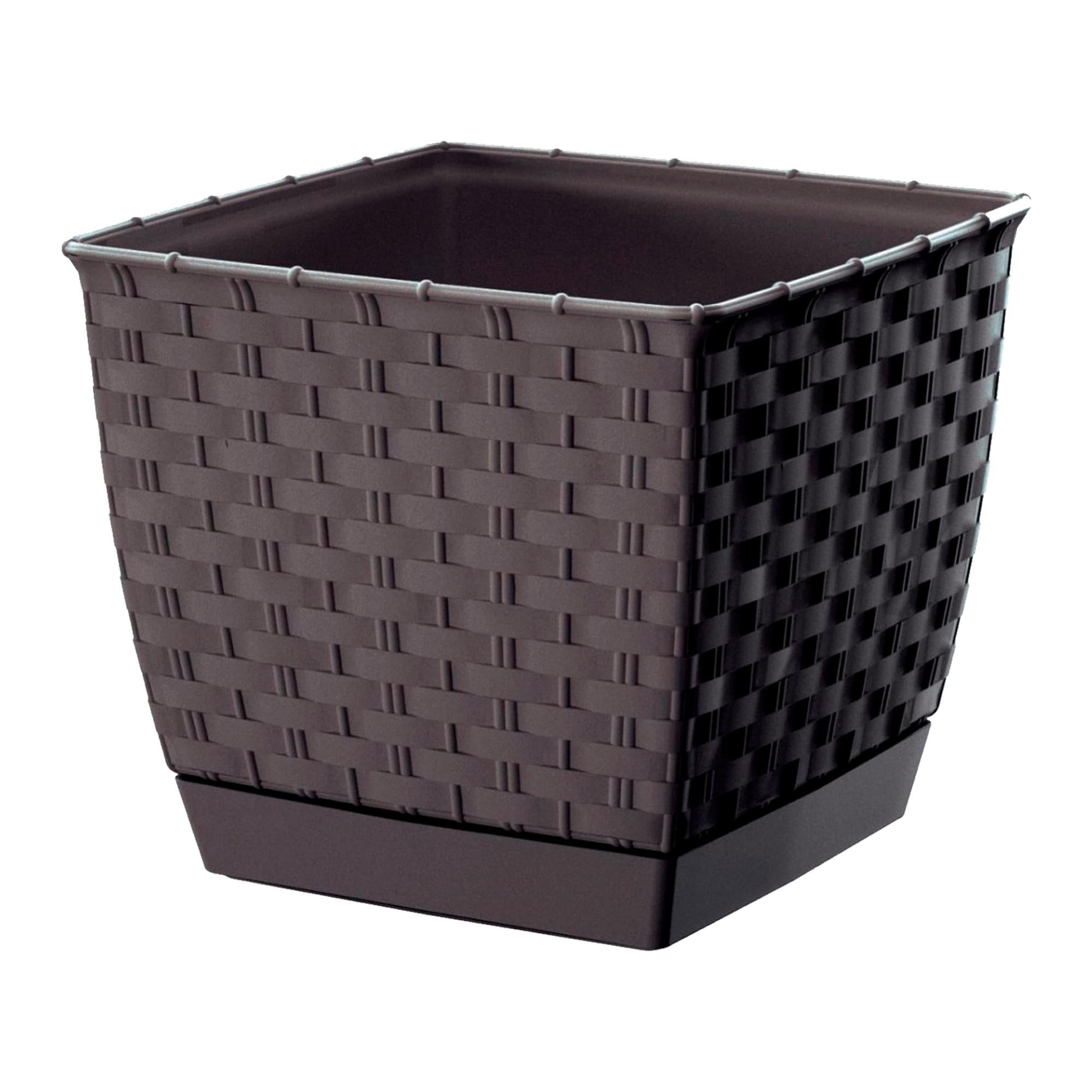 Square Ratolla Square 3.8l., Dimensions (mm) 190x190x159, colore ocra ...