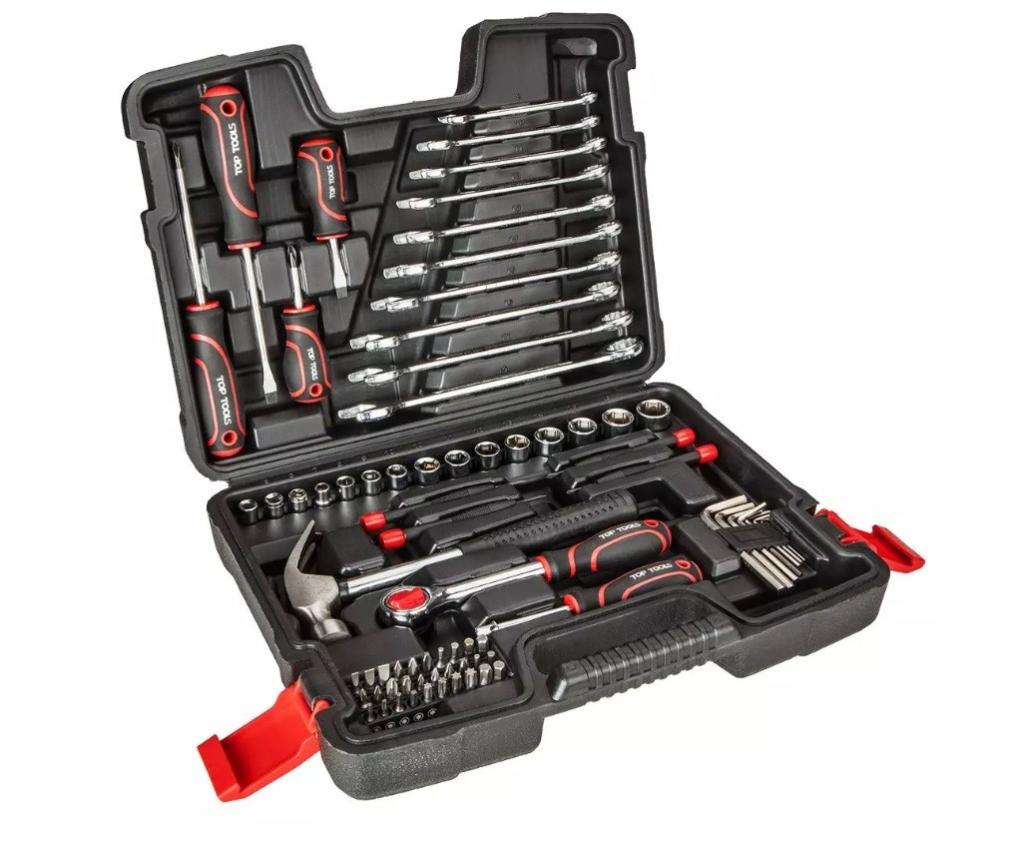 Top Tools Juego de herramientas de 1/4", 3/8", 73 piezas | Leroy Merlin