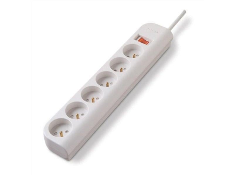 Regleta protectora contra sobretensiones 6 salidas, 3680 W | Leroy Merlin
