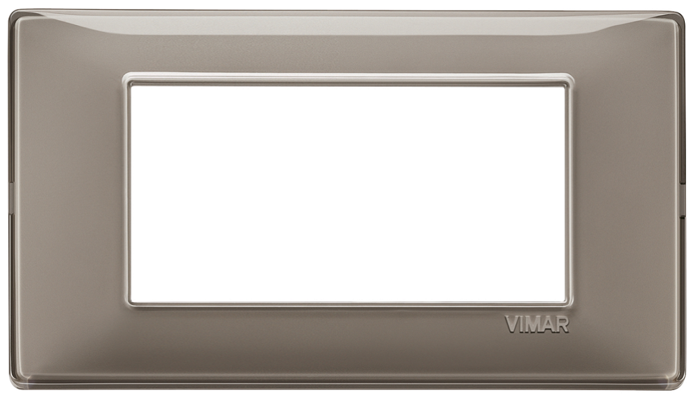 VIMAR 14654.40 COUVERCLE 4 MODULES REFLEX CENDRES SERIE VIMAR PLANA ...