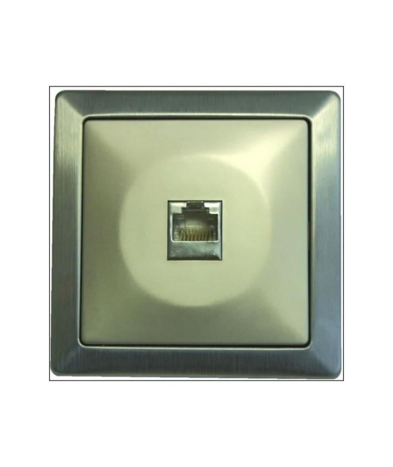 VOLTMAN Prise RJ45 Métal série Samba | Leroy Merlin