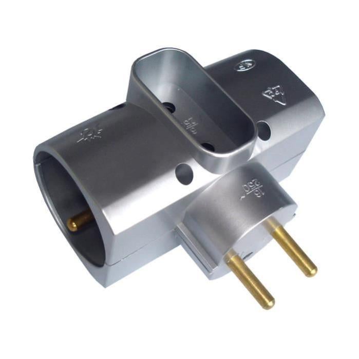 Triplite 2x16A + 1x6A lat. Chr | Leroy Merlin