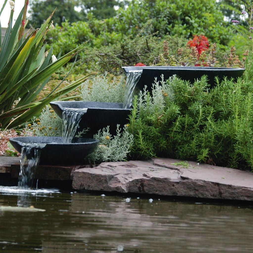 Ubbink Conchas De Cascada De Jardín Con Bomba 35/45/55cm | Leroy Merlin