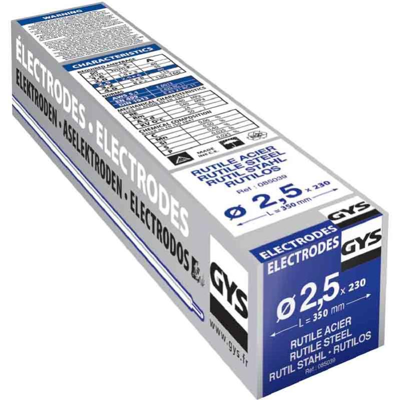 230 Elettrodi tradizionali in acciaio rutilo Ø2,5 mm | Leroy Merlin