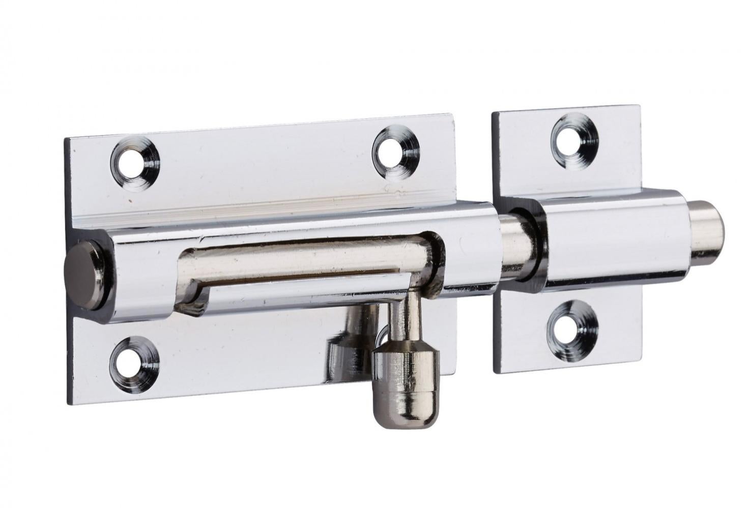 Pestillo redondo THIRARD, latón cromado gris | Leroy Merlin