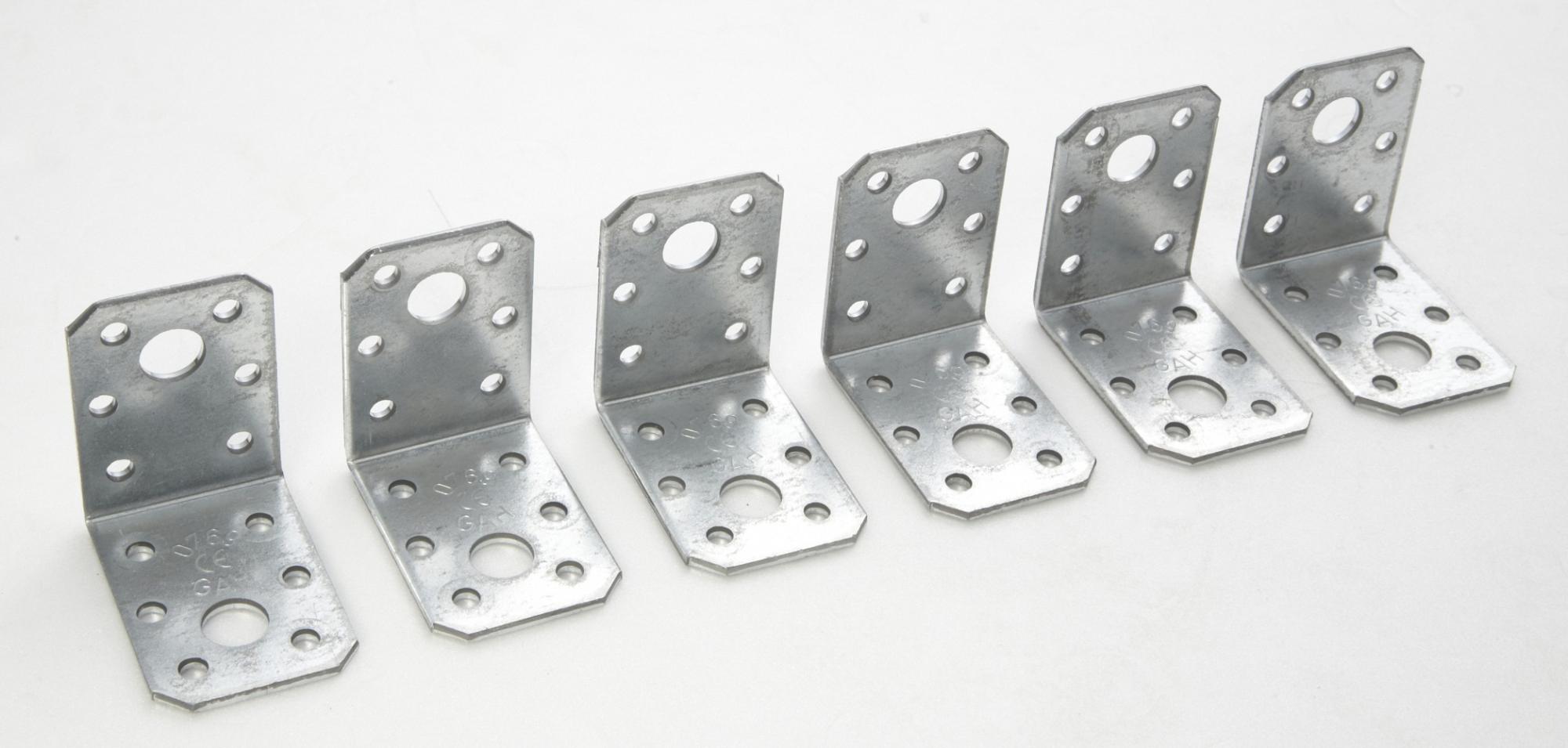 Set di 6 staffe zincate, 90x90x40 mm | Leroy Merlin