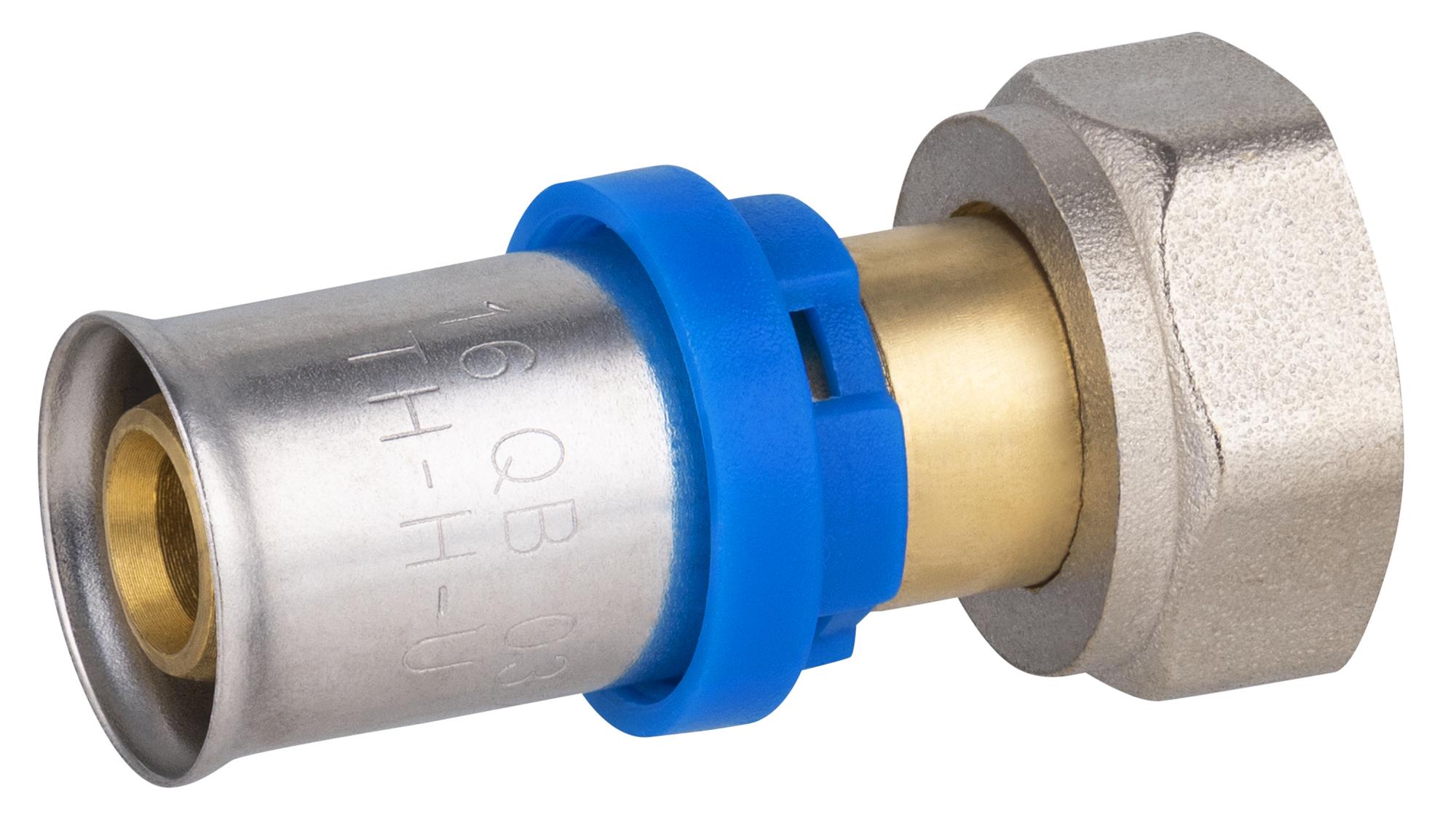 Raccordo multistrato a pressare ø16 - femmina con dado libero 1/2" NT | Leroy Merlin