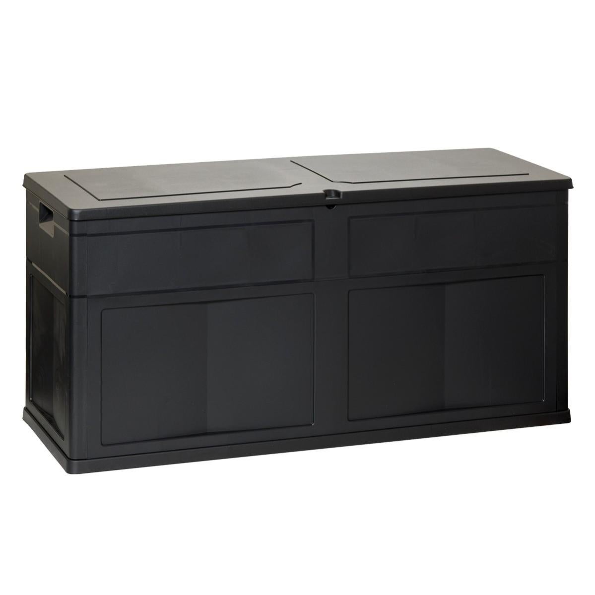 Garden Box 320 L 119 X 46 X 60 cm Resina nera Anti UV Alta resistenza ...