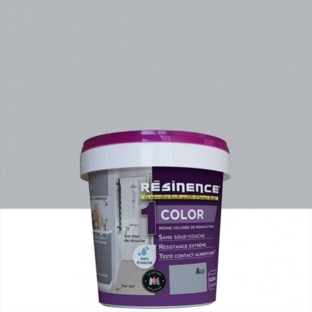Color RESINENCE resina coloreada, gris aluminio, 0,25 l | Leroy Merlin