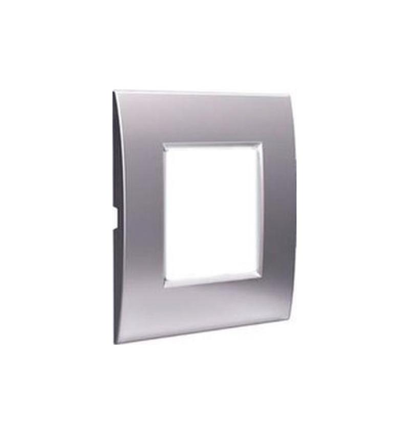 PLACA LIVINGLIGHT Air 2 módulos niquel - BTICINO | Leroy Merlin PLACA LIVINGLIGHT Air 2 módulos niquel - BTICINO | Leroy Merlin