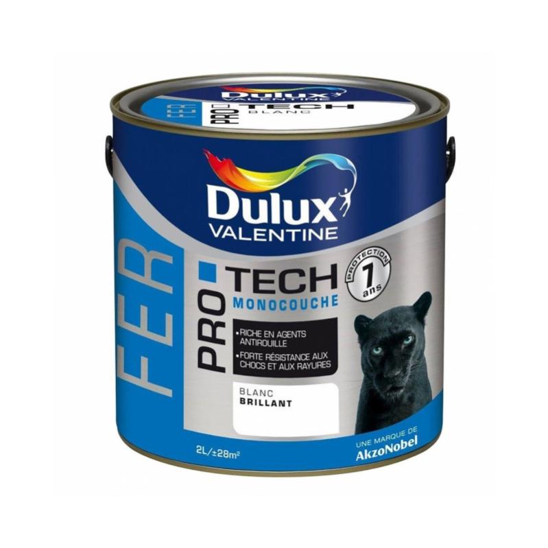 Peinture Fer Protech brillant 2L DULUX VALENTINE | Leroy Merlin