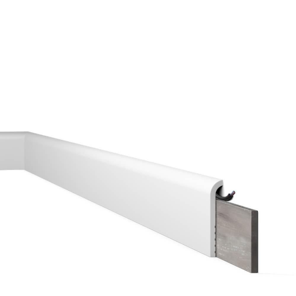 Copri-battiscopa CF1 Polistirene HD WALLSTYL (110 mm x 22 mm) - NMC ...