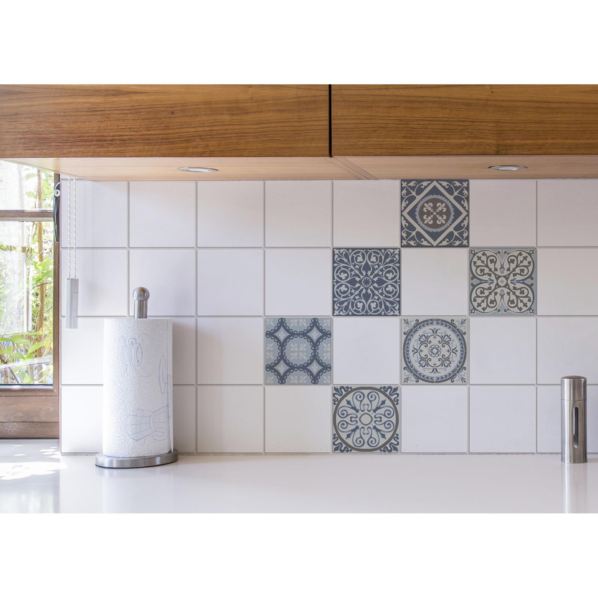 Piastrelle decorative adesivi adesivi decorativi lavati, piastrelle di ...