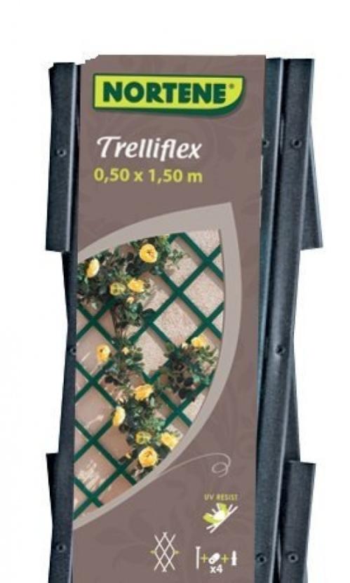Traliccio in PVC espandibile 1 x 2 m grigio TREILLIFLEX | Leroy Merlin